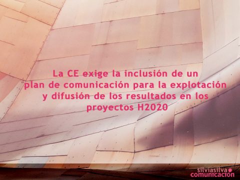 Plantilla: plan de comunicación para proyectos H2020 - Silvia Silva Comunicación | Mejora el ...